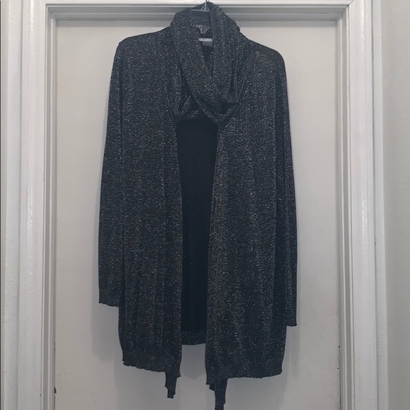 Peter Nygard | Sweaters | Peter Nygard With Silver Glitter Splashed On ...